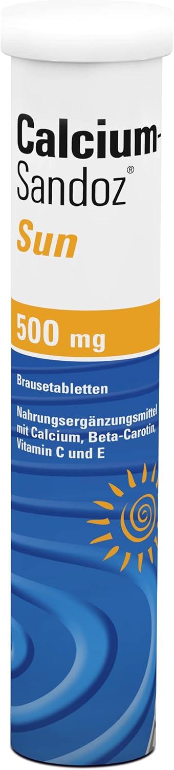 Calcium-Sandoz Sun Effervescent Tablets - 20 pcs | Protect Your Skin ...