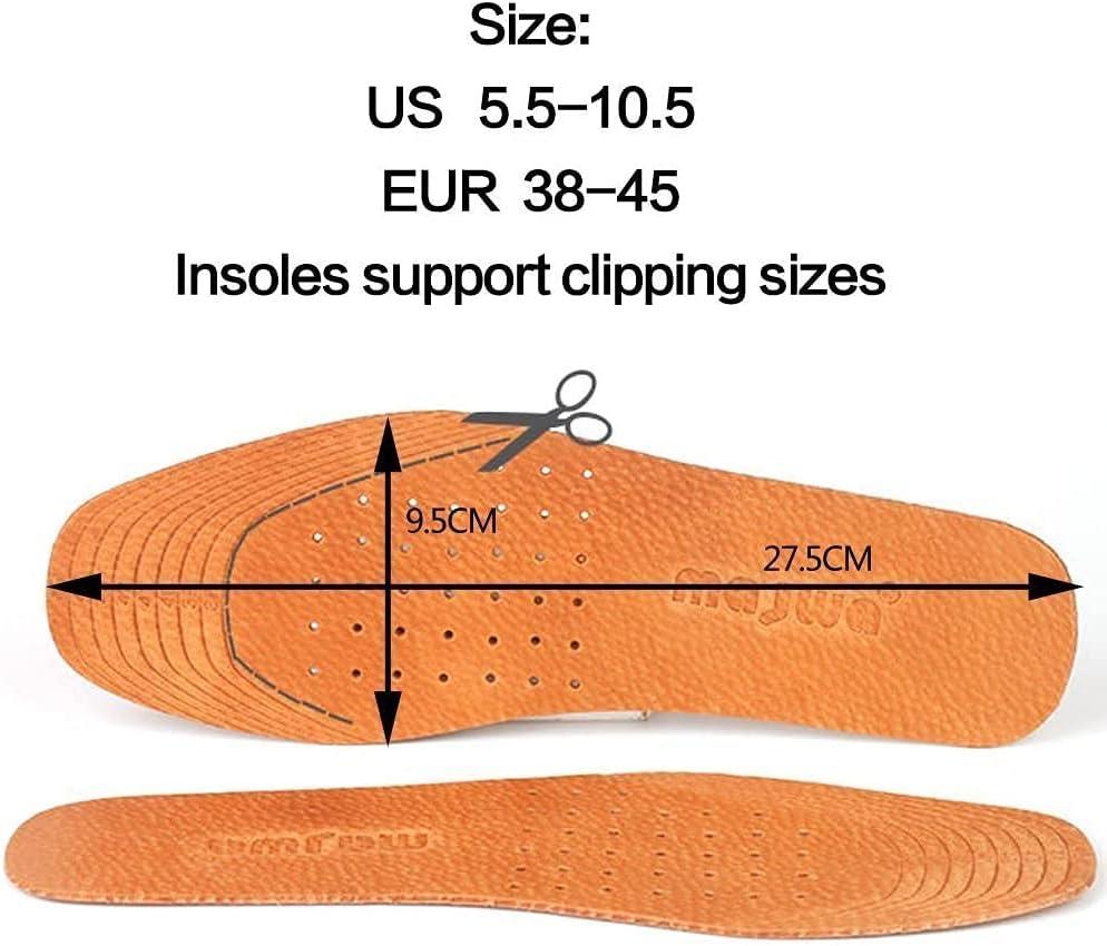 Magic Absorbent Pigskin Leather Insoles for Stinky Feet - Cinnamon ...