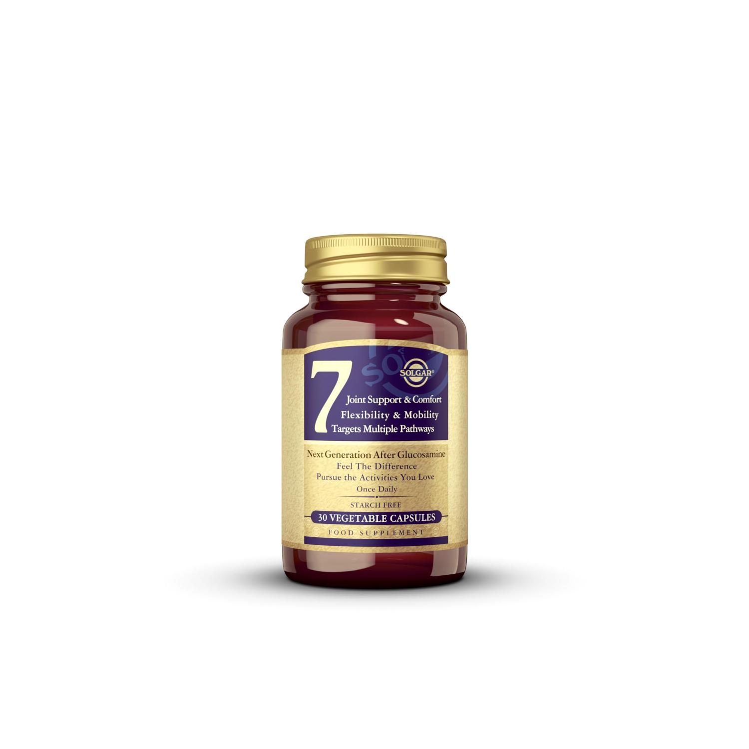 Solgar 7 Vegetable Capsules | Joint Support with Collagen & Vitamin C ...