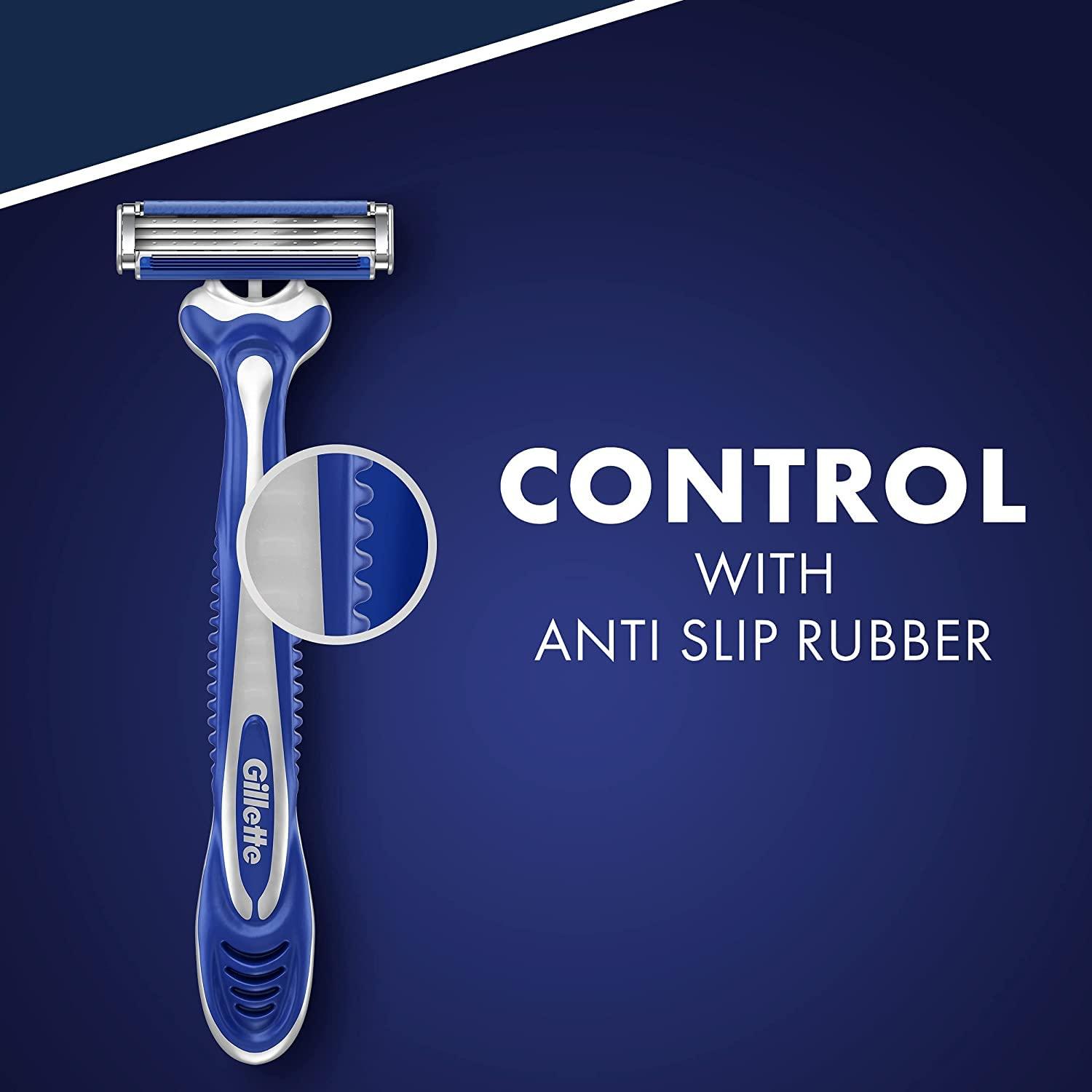 Gillette Sensor3 Comfort Disposable Razors for Men - 12 Count with ...