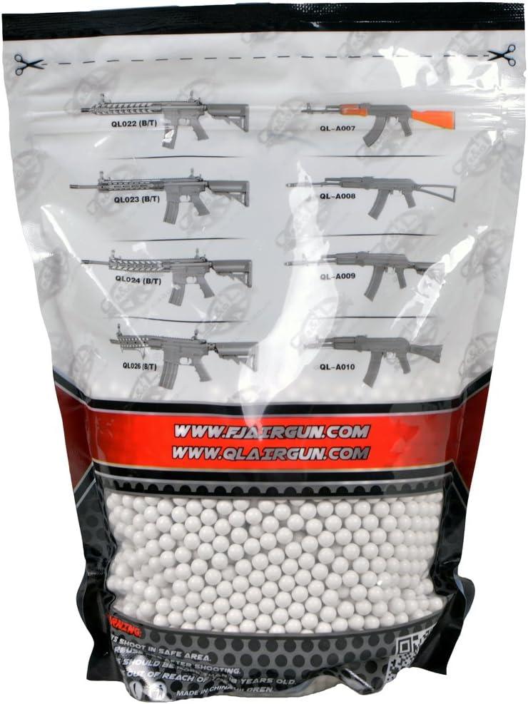 QingLiu Airgun 0.20g Biodegradable Airsoft BBS - 5000 Rounds 6mm BBS - for Airsoft Guns Pistols ...