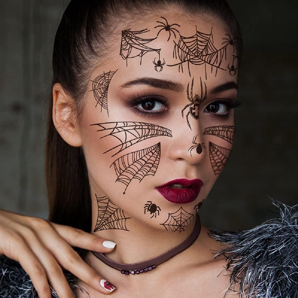 witch tattoo face