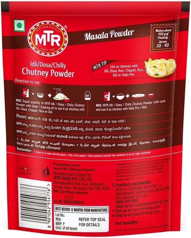MTR Spice Chutney Powder 200g: Authentic Indian Flavors | Buy Online ...
