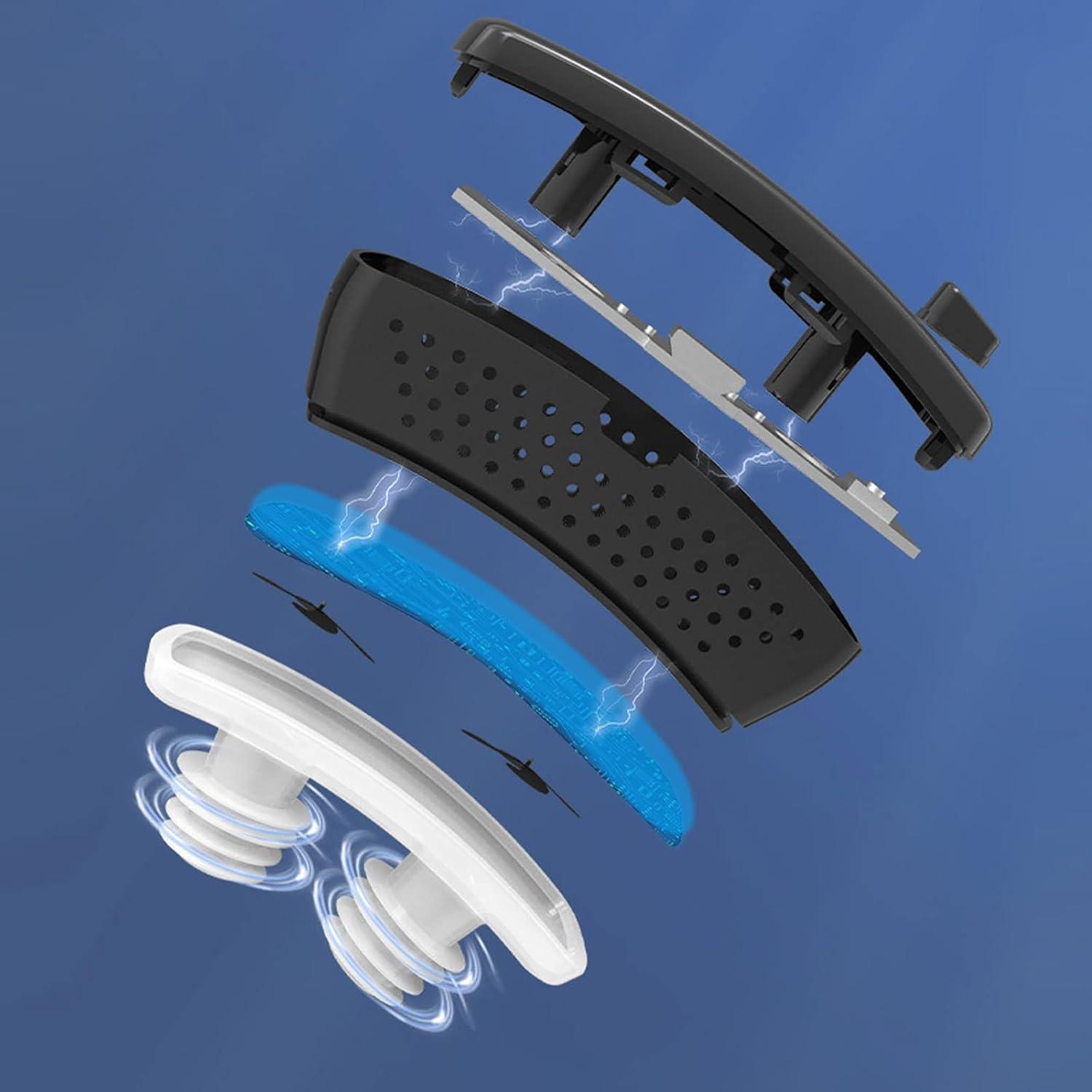 Electric Pulse Snoring Device with 6 Speed Gears & Soft Silicone Nasal ...