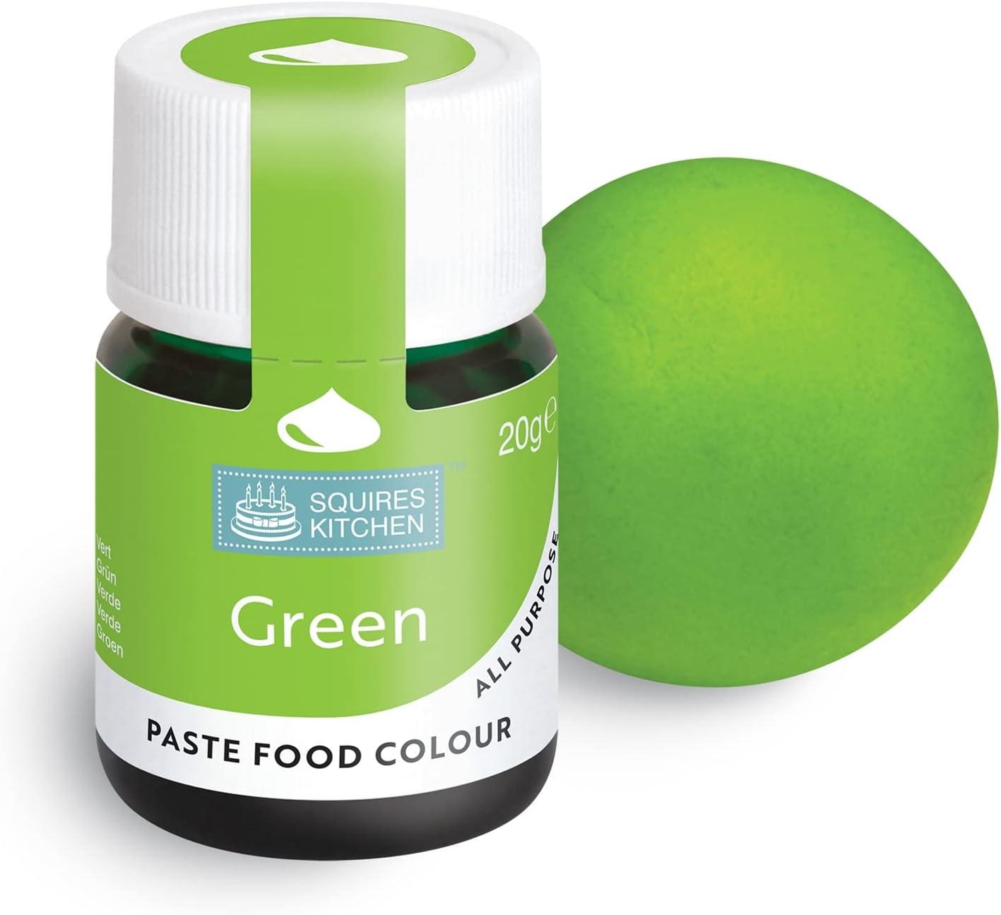 Squires Kitchen Green Food Colouring Paste - 20g | Concentrated Colour ...