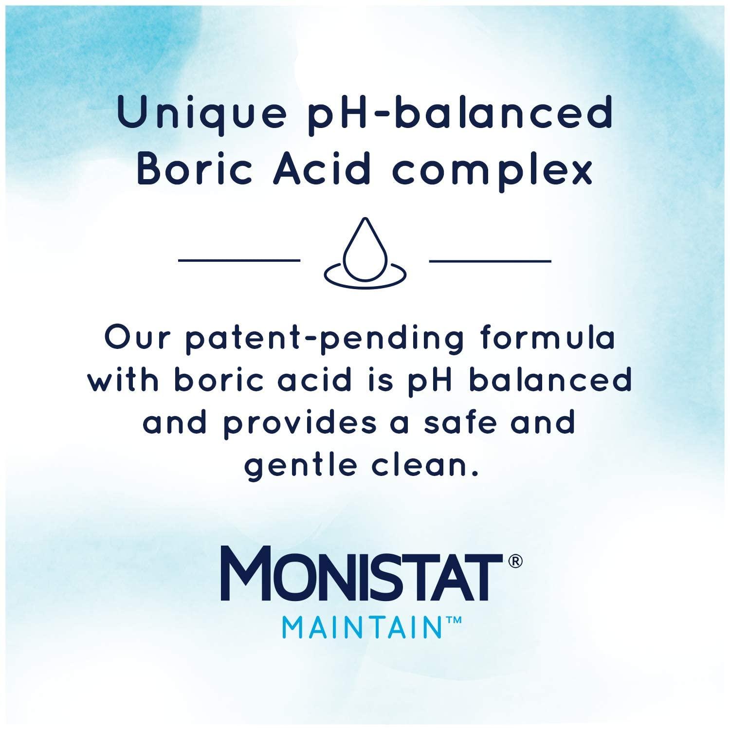 MONISTAT 7-Dose Yeast Infection Treatment with Boric Acid Feminine Wash ...