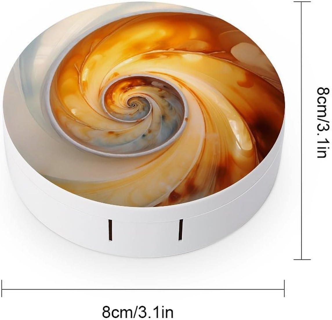 Snail Shell Contact Lens Case with Mirror | Cute Portable Travel Kit ...