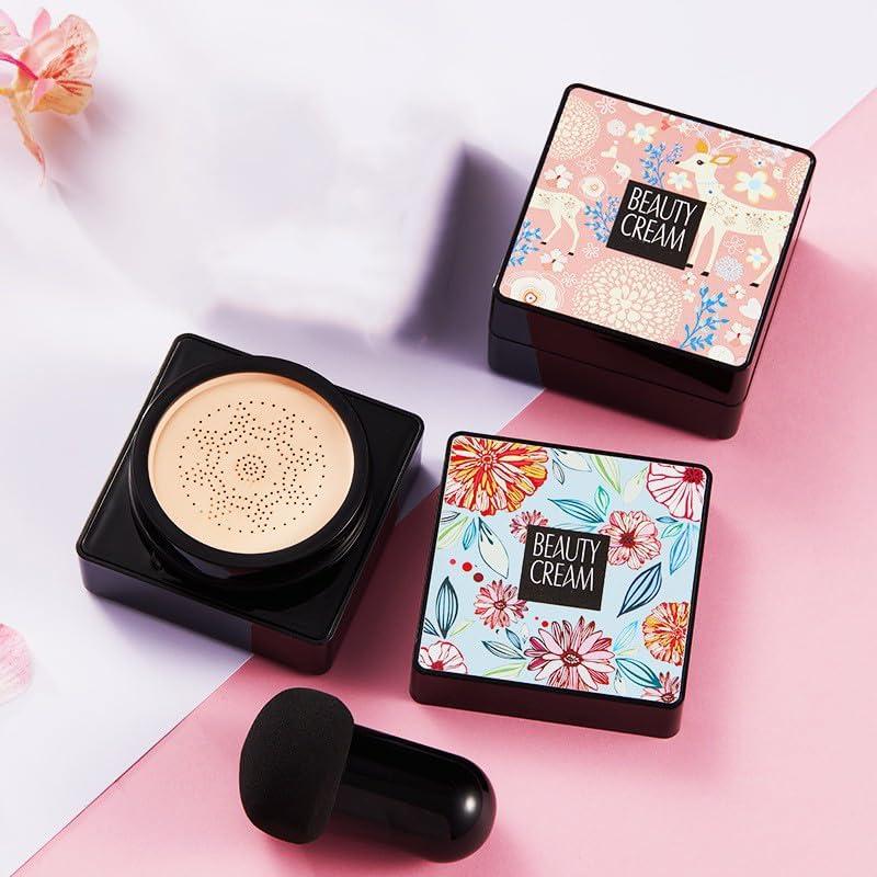 PICKX Mushroom Head Air Cushion BB Cream Concealer Lasting Nude Makeup Moisturizing Brightening ...