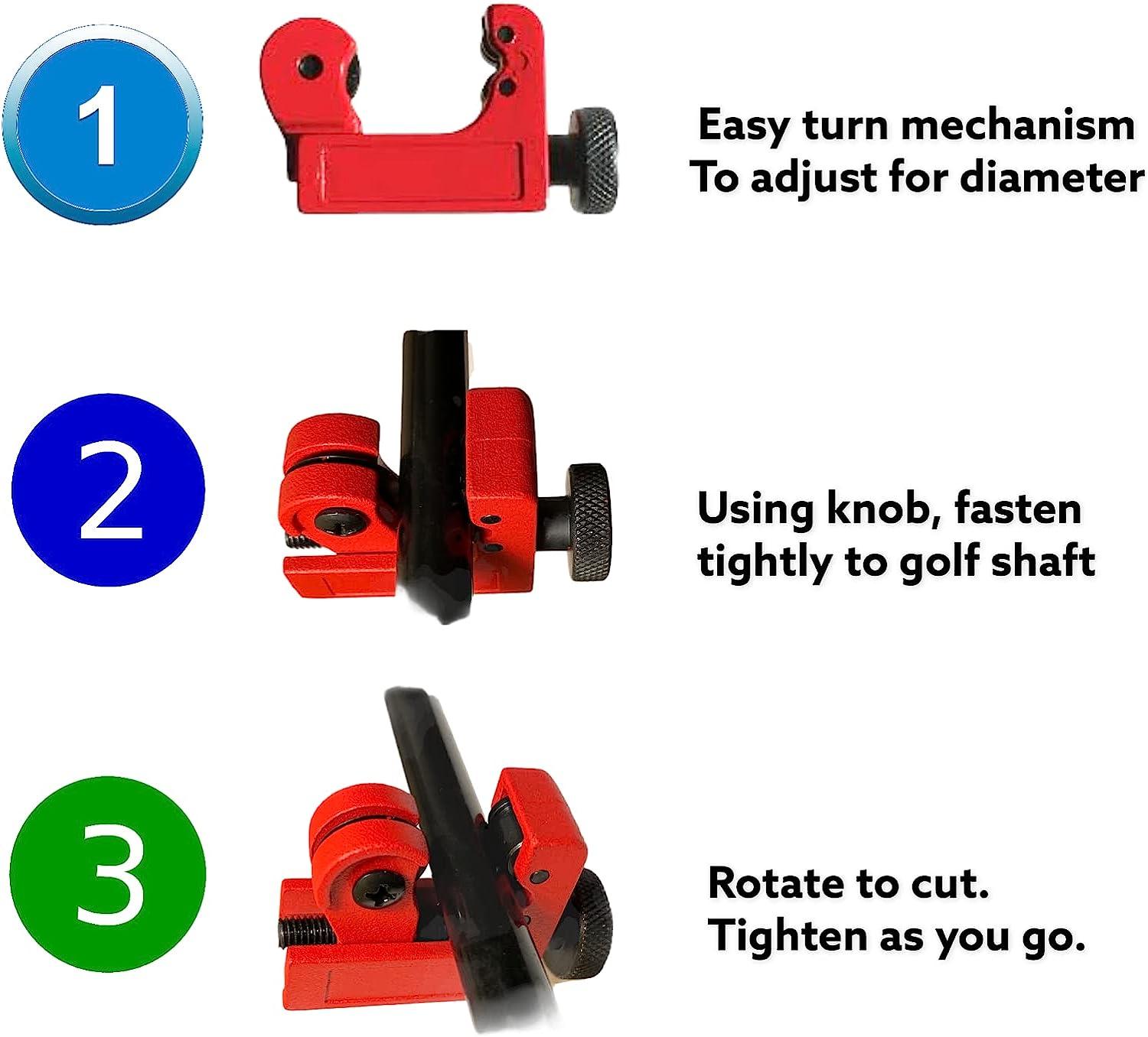 Golfer's Workshop Golf Club Shaft Cutter - Steel or Graphite DIY Custom ...