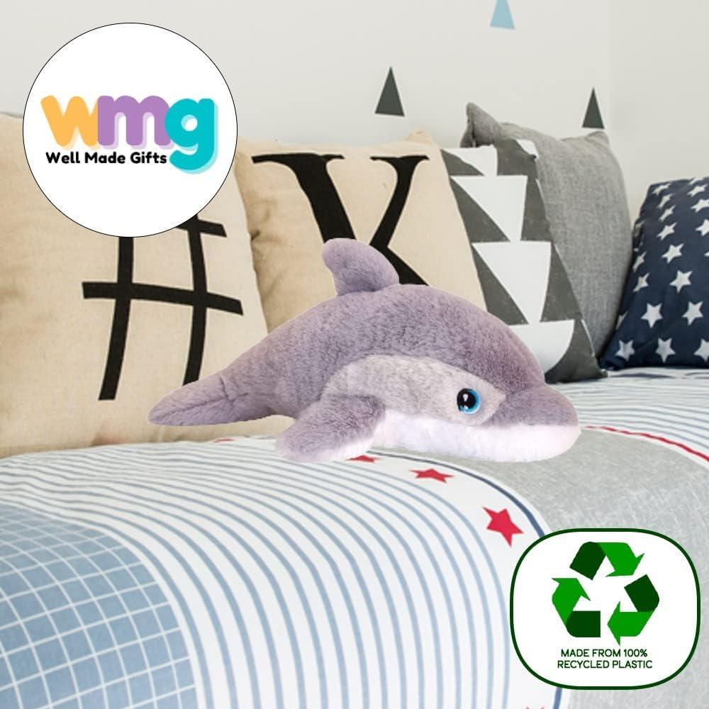 Deluxe Paws Plush Dolphin Eco Toy | 100% Recycled Materials | Soft ...