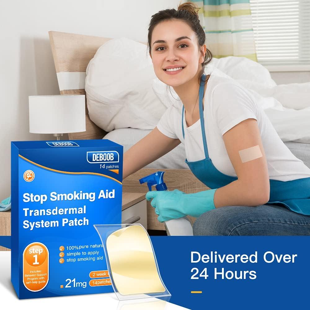 Stop Smoking Patches Step 1 21mg - 14 Count | Easy & Effective Quit ...