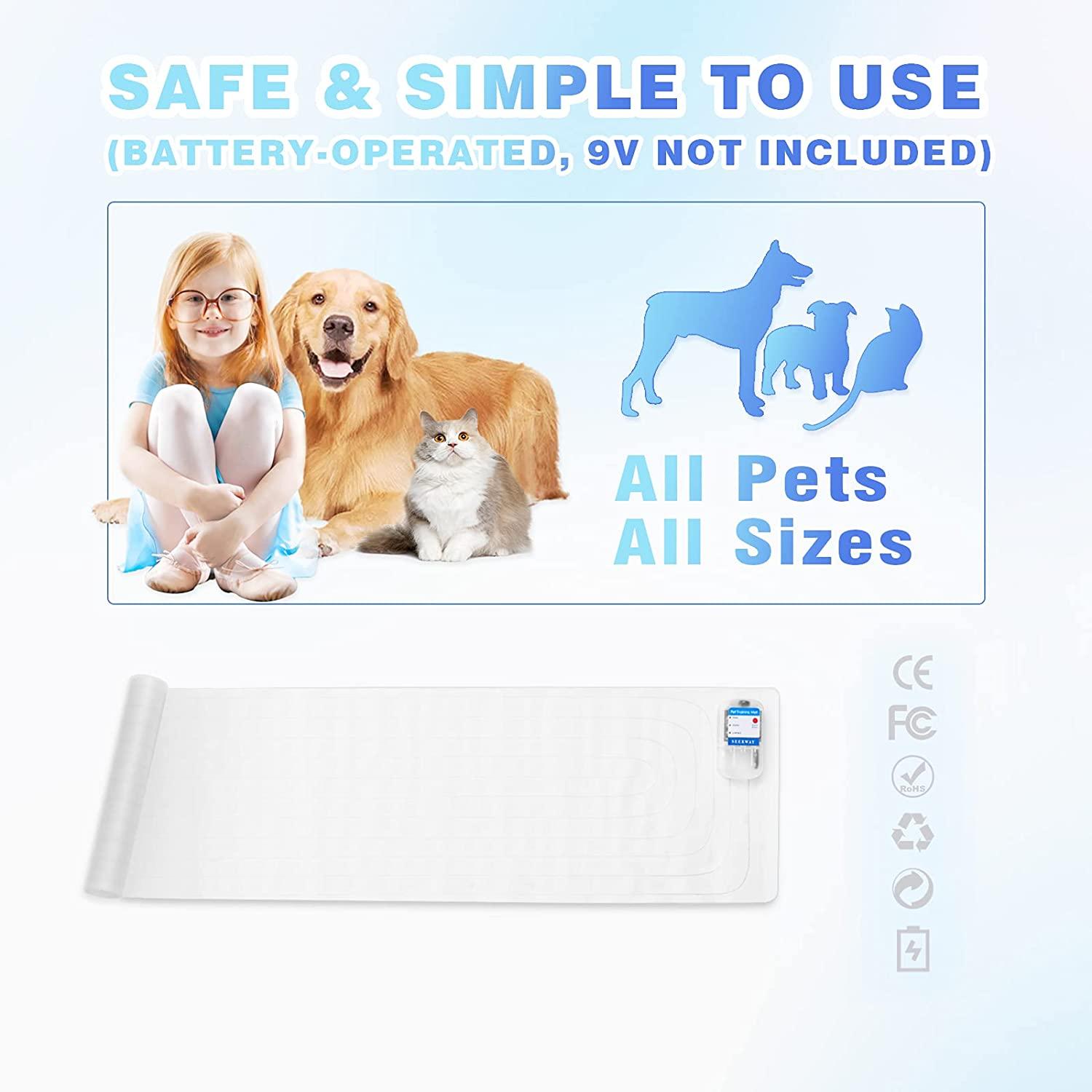 SEERWAY Pet Shock Mat for Dogs and Cats | Indoor Electric Training Pad ...