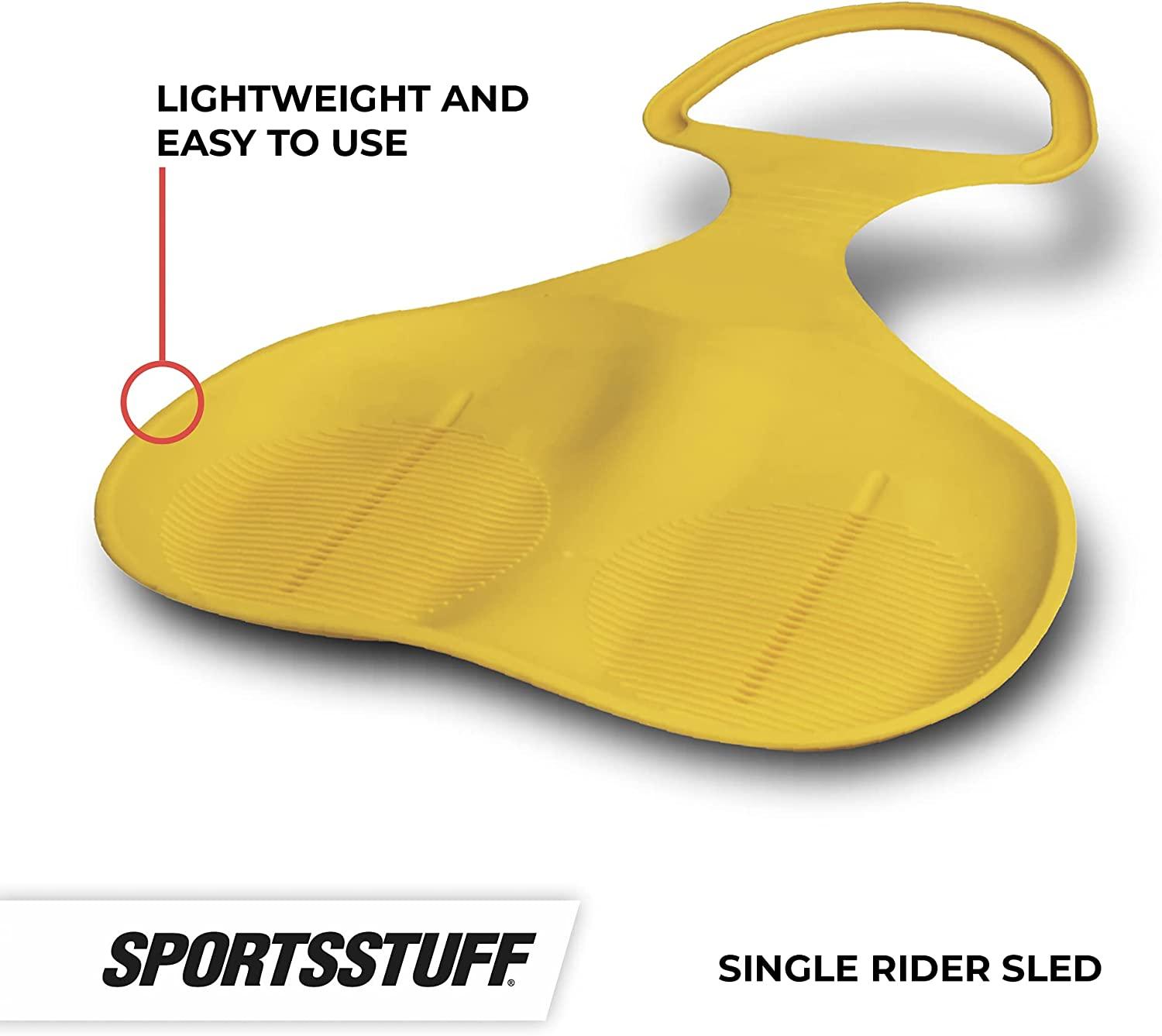 Spooner Spoon Sled - Single Rider Sit-On Plastic Sled | Sportsstuff ...