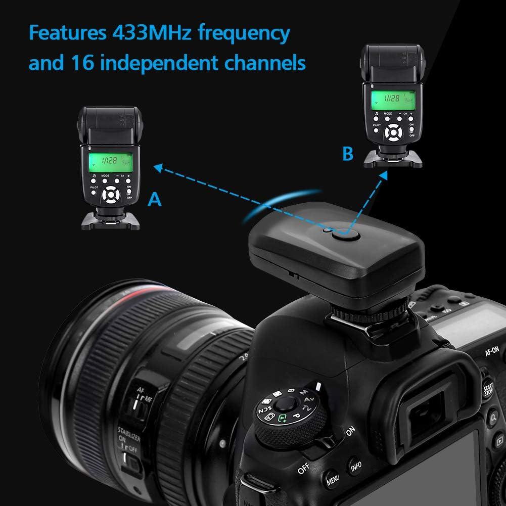16 Channel Wireless Flash Trigger Set 433MHZ Shutter Release Kit for ...