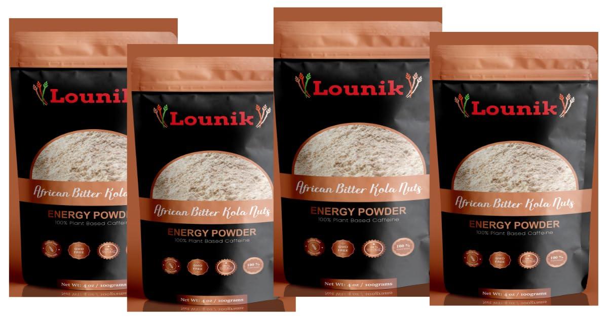 Lounik African Bitter Kola Nuts Energy Powder - 100% Plant-Based ...