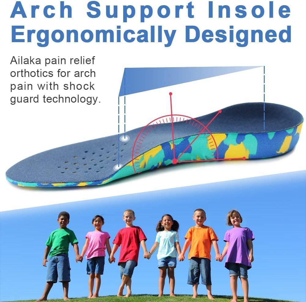 Ailaka Orthopedic Foot Vault Insole for Children | Comfort EVA Foam ...