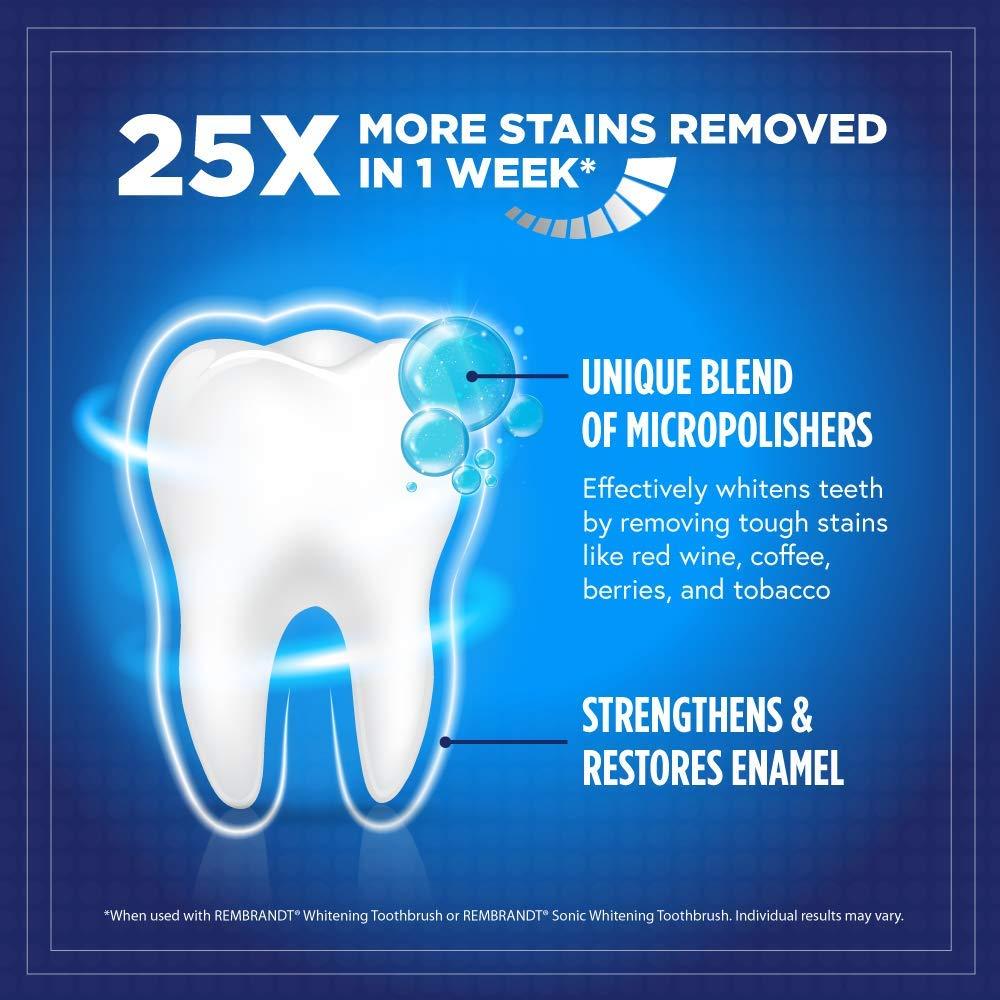 REMBRANDT Intense Stain Whitening Toothpaste with Fluoride - 12 Pack ...