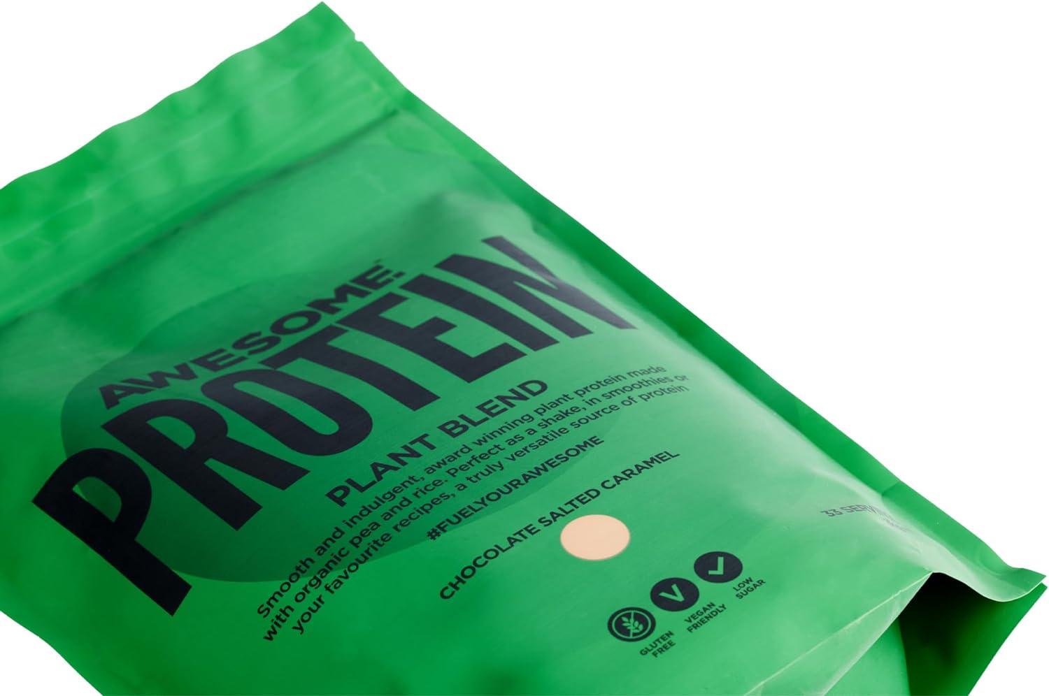 Ben Coomber Chocolate Salted Caramel Vegan Organic Protein Powder | 1kg ...