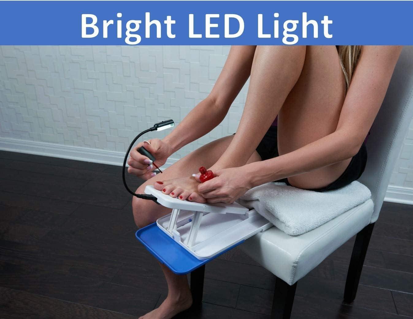 Stedi Pedi Pro - Professional Home Pedicure Kit with Magnifier, Fan ...