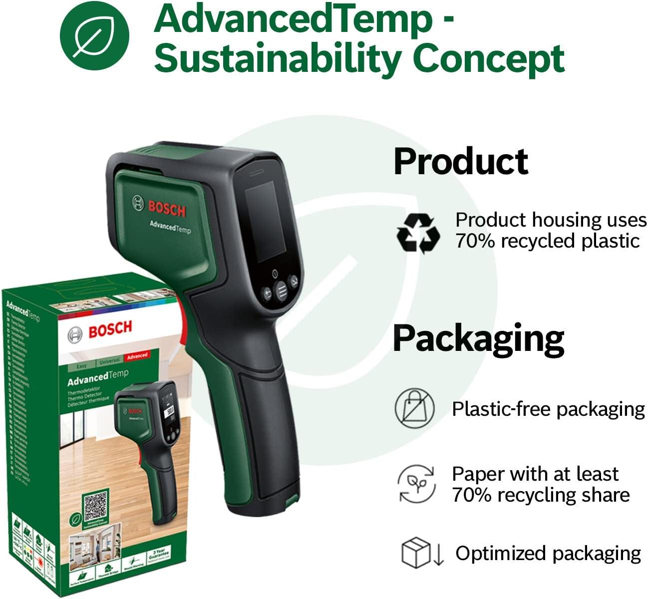 Buy Bosch AdvancedTemp Infrared Thermometer -30 C to +500 C | Mold ...