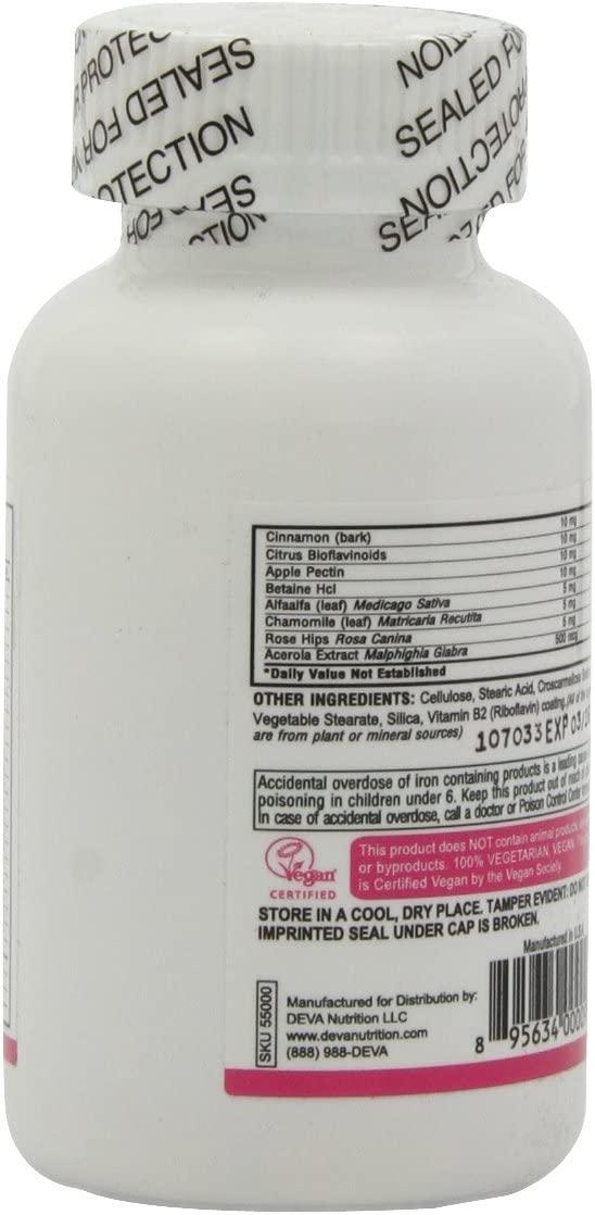 Deva Vegan Prenatal Multivitamin - One Daily, 90 Coated Tablets for ...