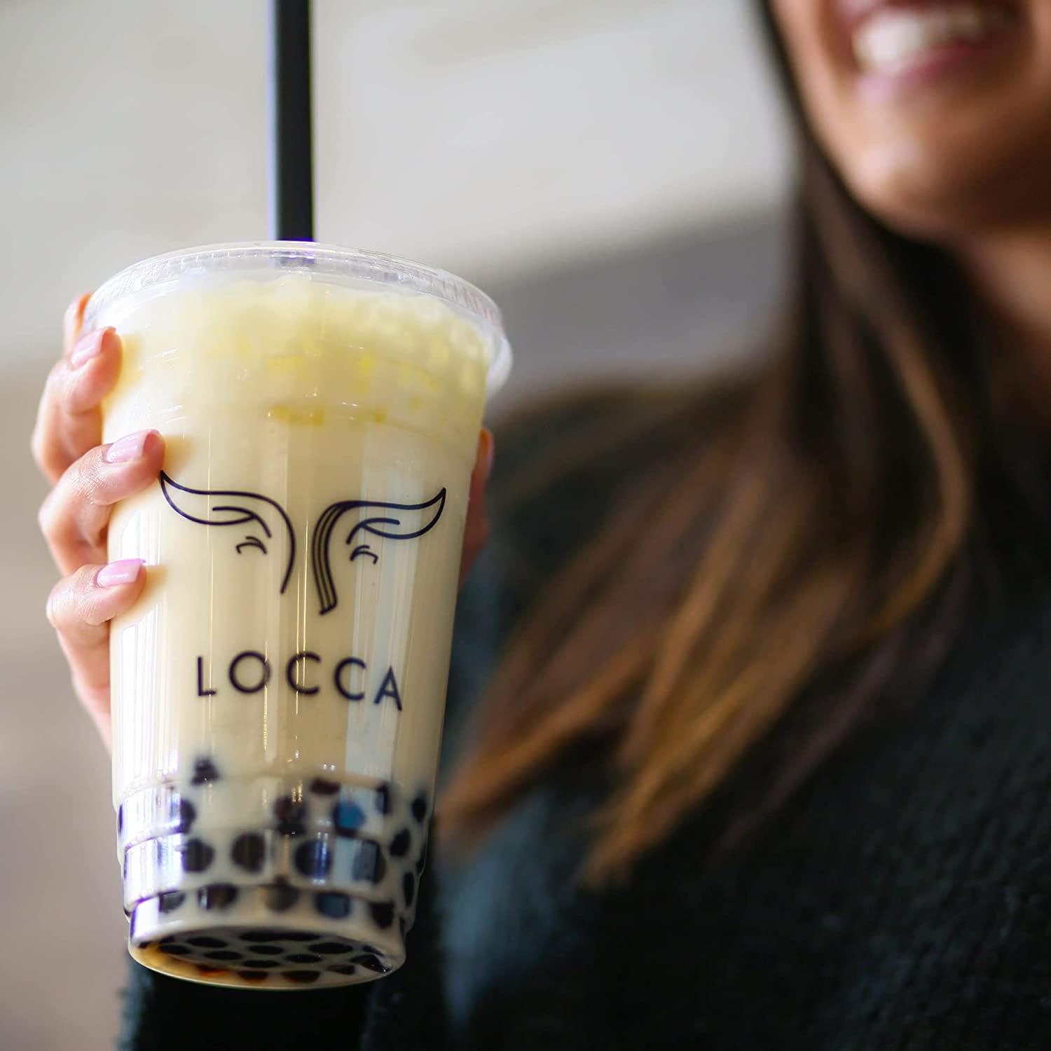Premium Boba Pearls Tapioca Balls for Bubble Tea by Locca - 4 Bags ...