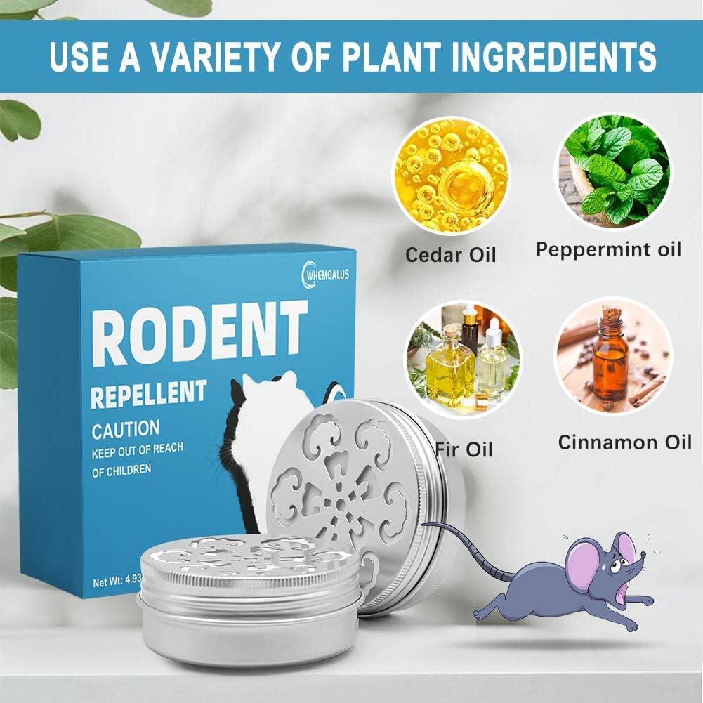 Whemoalus Rodent Repellent for Car Engines and Home Use - 2 Jars/Box ...