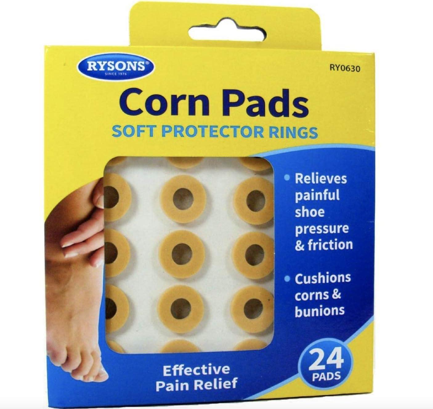Corn Pads Soft Protector Rings for Foot Toe 24 Pads (Corn Pad) | Buy ...