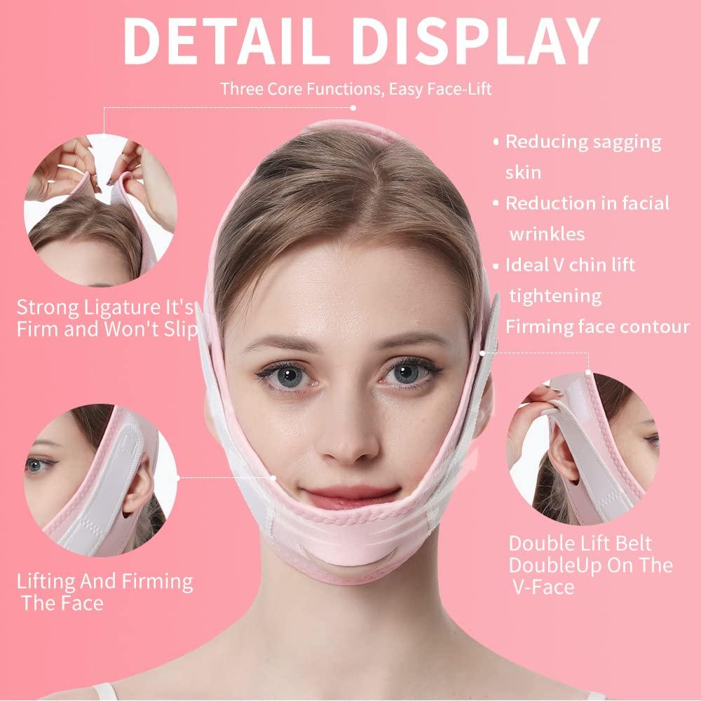 DB11 Face Slimming Belt - Double Lift V-face Belt for Chin and Neck ...