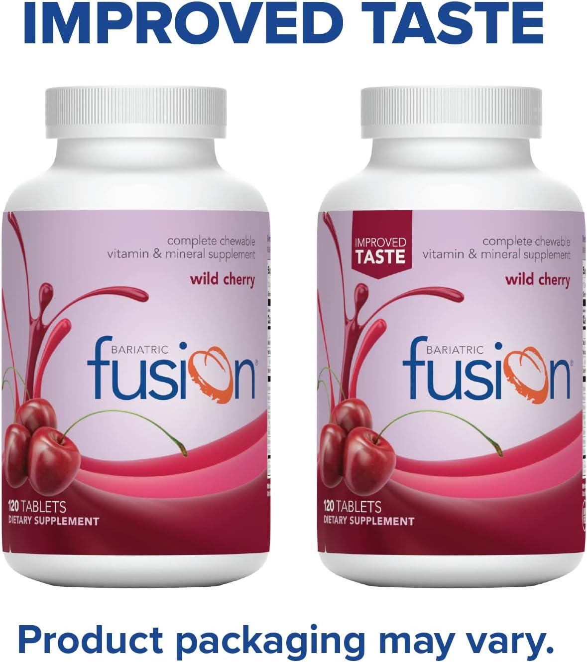 Bariatric Fusion Wild Cherry Chewable Multivitamin with Iron - 120 ...