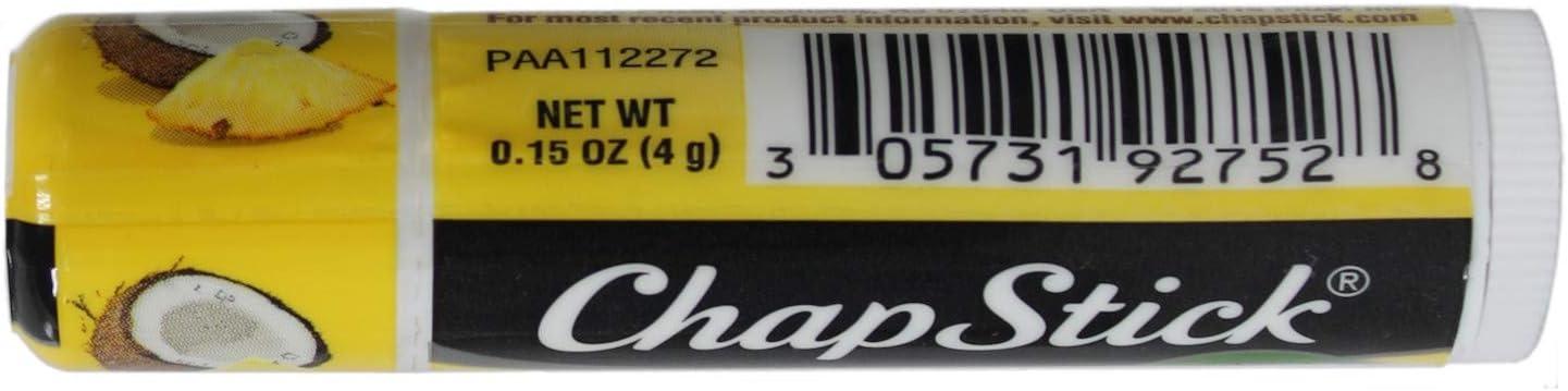 Chapstick Aloha Coconut Lip Balm 3 Pack - .15 Oz Tropical Paradise ...