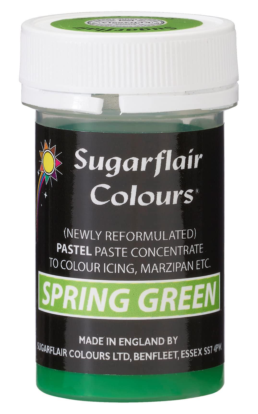Sugarflair Spring Green Food Colouring Paste - 25g | Highly ...