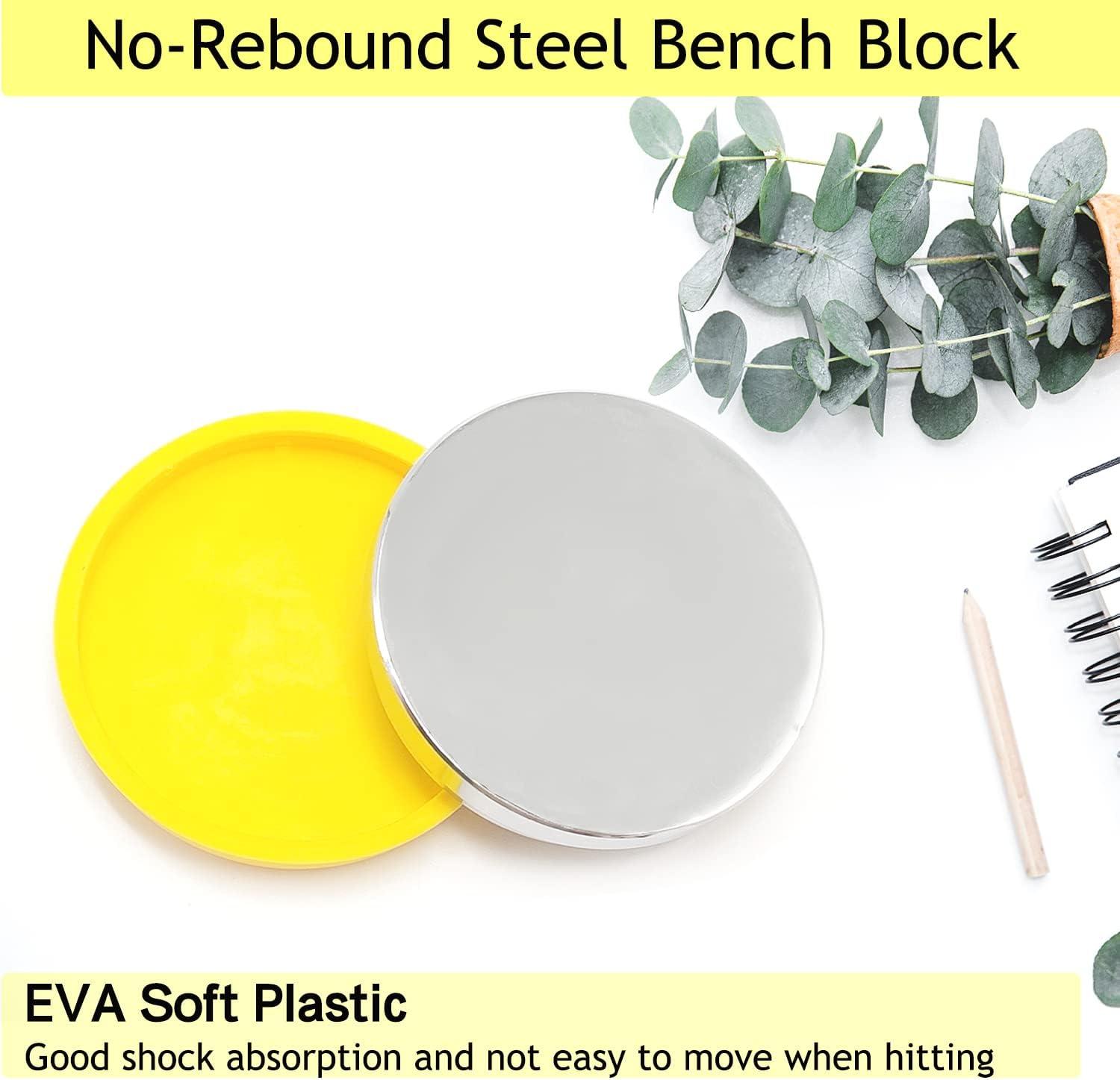 Steel Bench Block and Stamping Hammer Kit for Jewelry Making - No ...