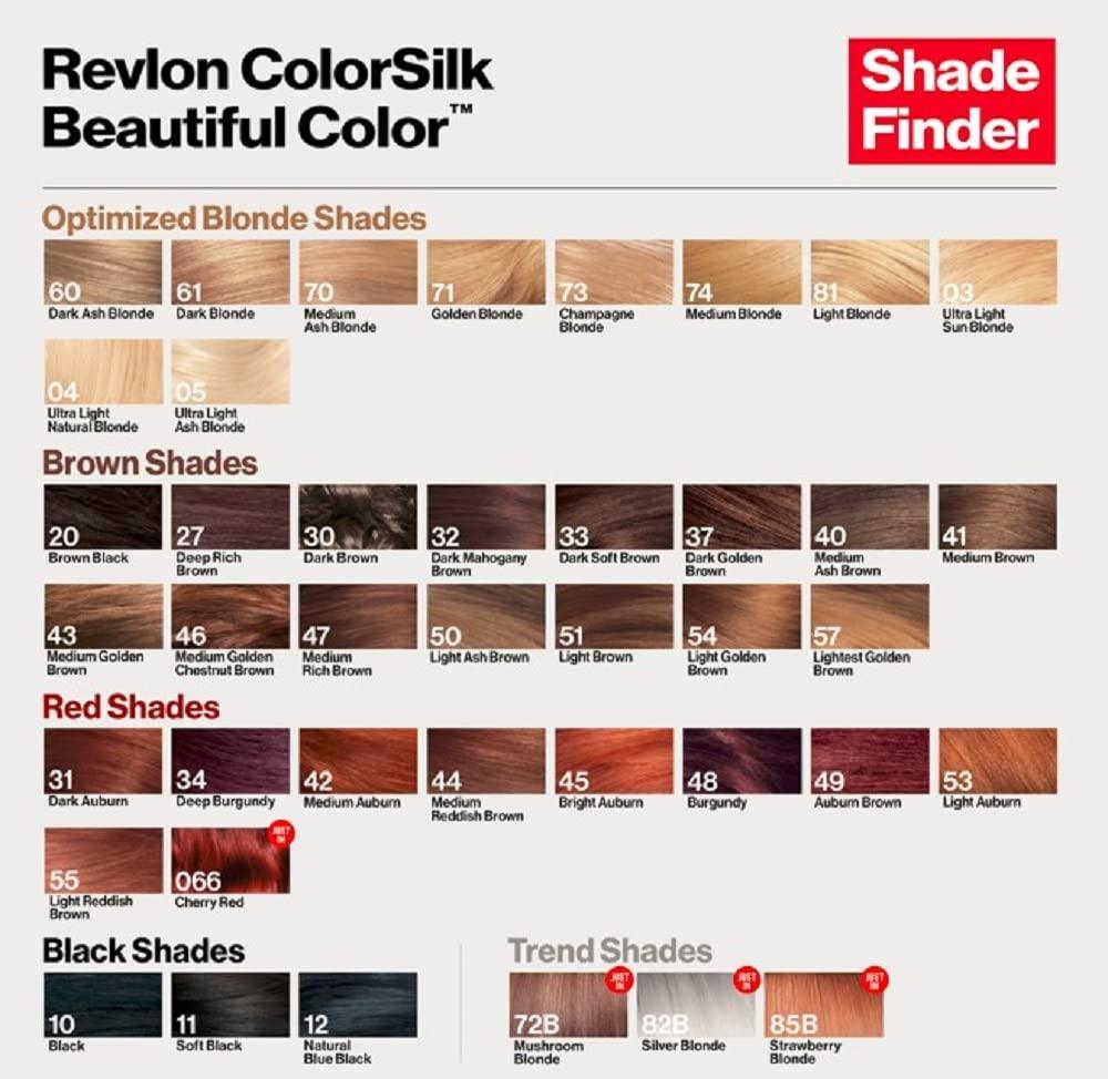 Revlon Colorsilk Permanent Brown Hair Dye - 30 Dark Brown (Pack of 3 ...