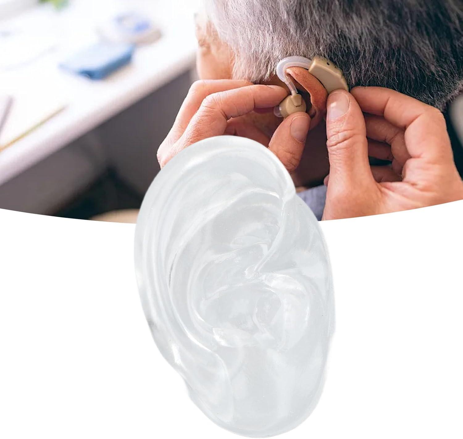 Buy Waterproof Silicone Right Ear Model - Transparent Human Ear ...