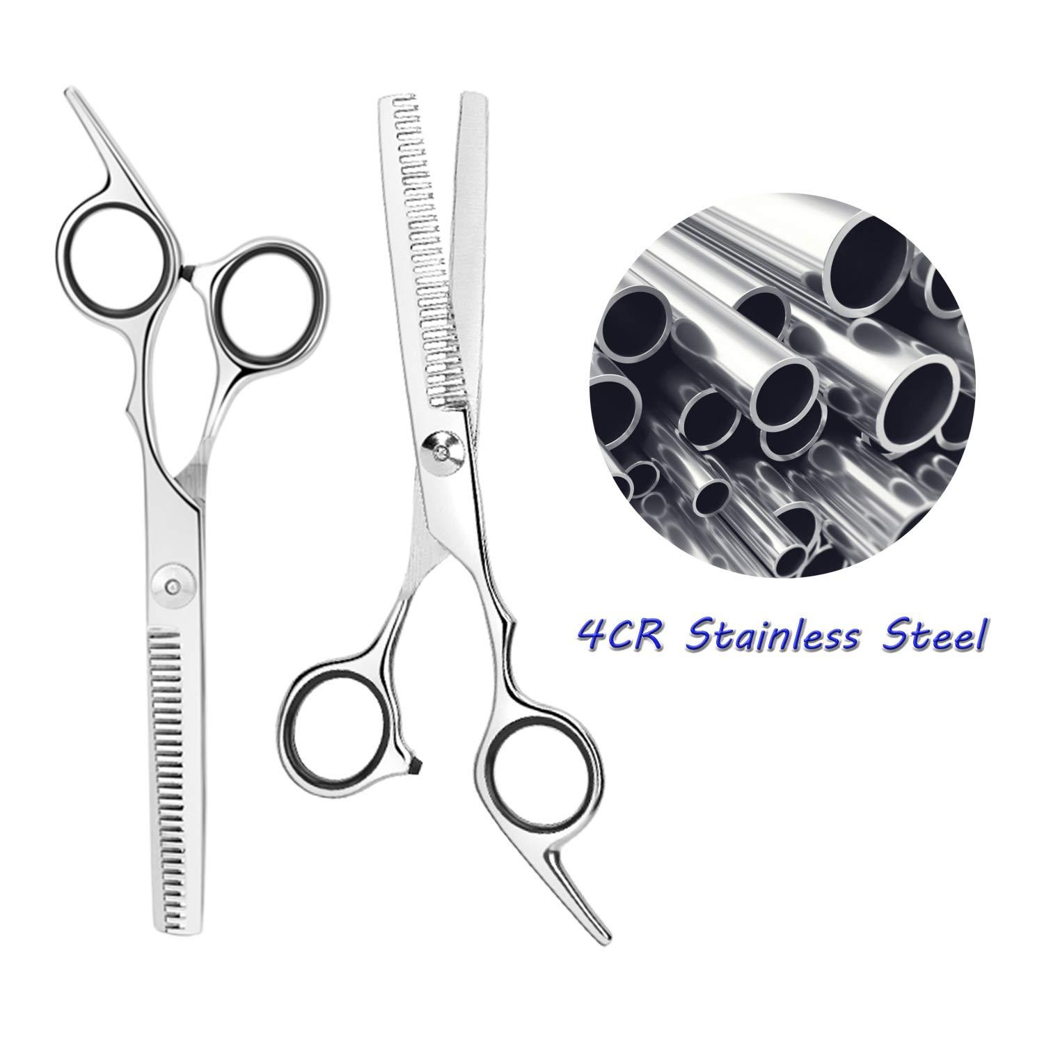 ESSOY Professional 6.7-Inch Thinning Shears Stainless Steel Haircut ...