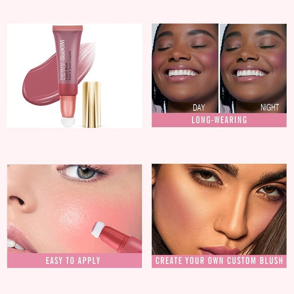 Soft Matte Liquid Blush Beauty Wand - Halo Glow Creamy Natural Blush ...