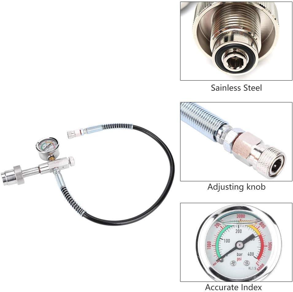 Alomejor CGA347 Paintball Fill Station Kit | PCP SCBA Charging Adapter ...