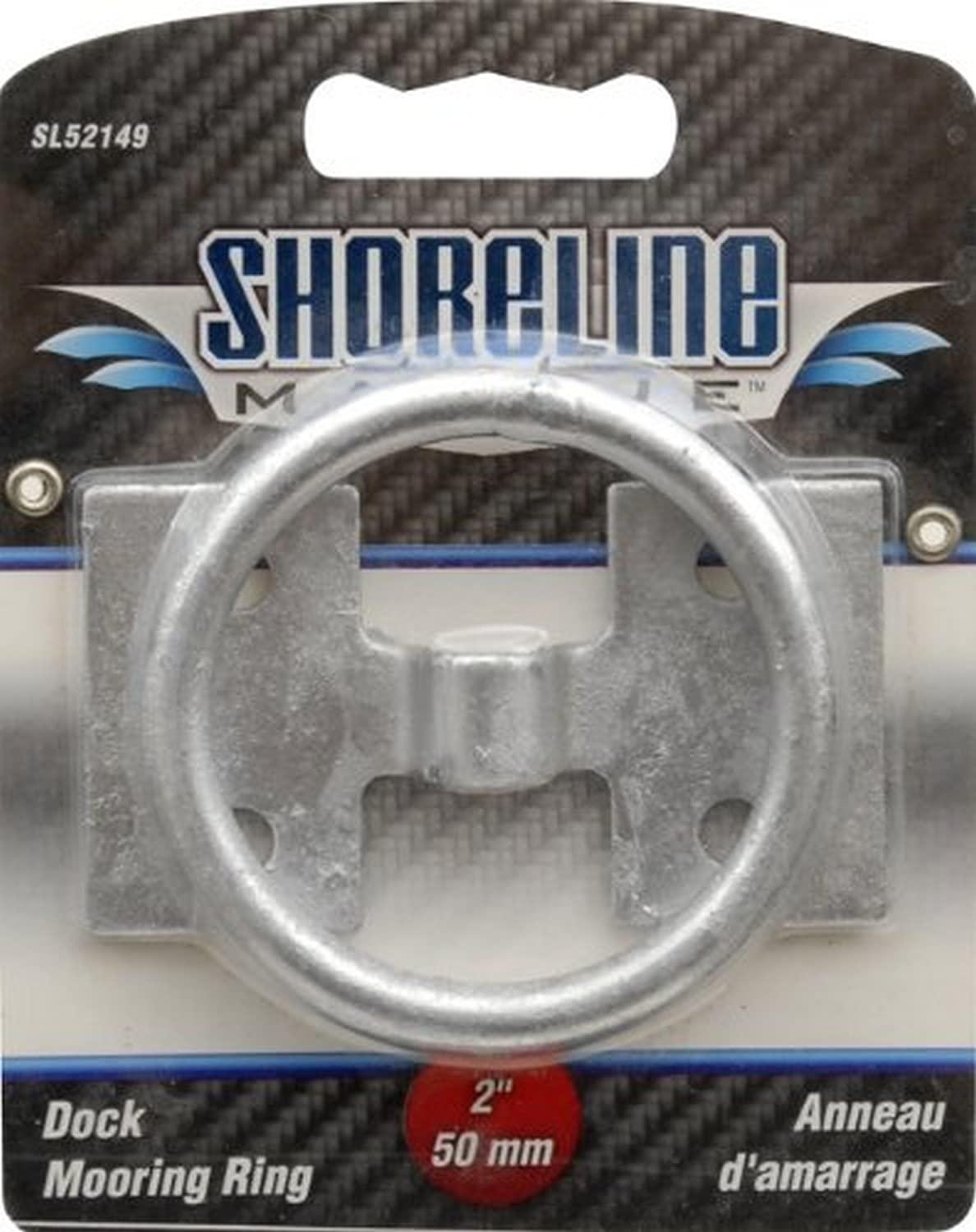Shoreline Marine 2-Inch Dock Galvanized Mooring Ring - Heavy Duty ...
