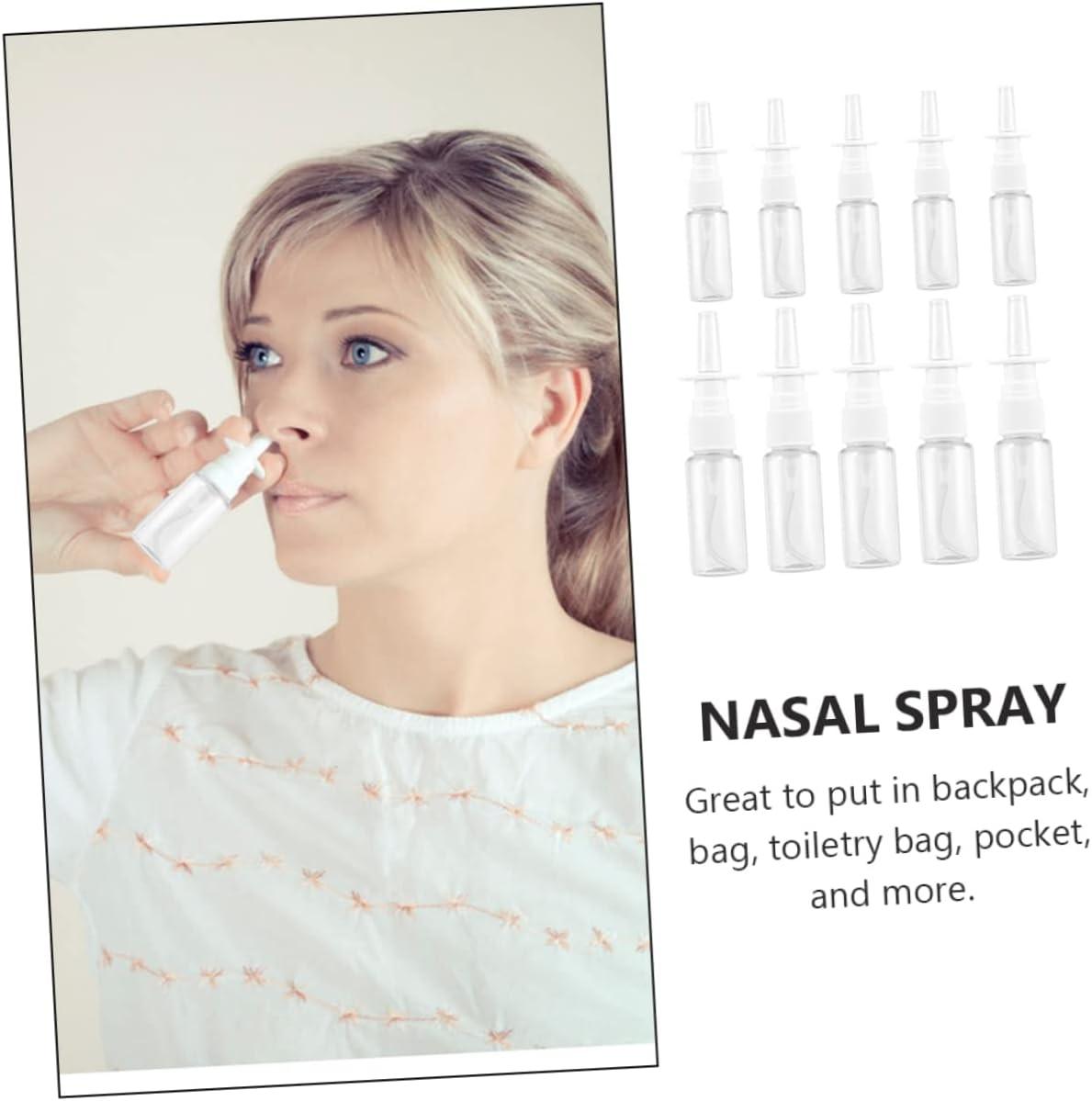 30 Pcs Rhinitis Spray Bottle Set | Clear Travel Nasal Spray Pump ...