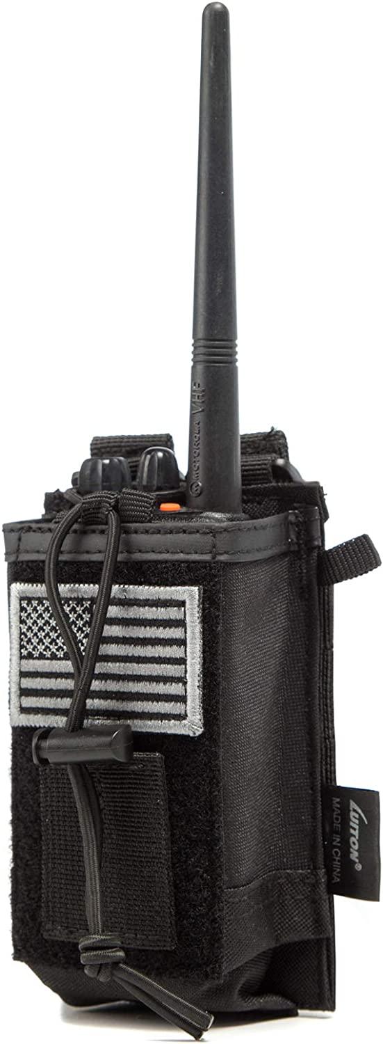 Tactical Radio Holder - Military Grade Molle Radio Case for Two Way ...