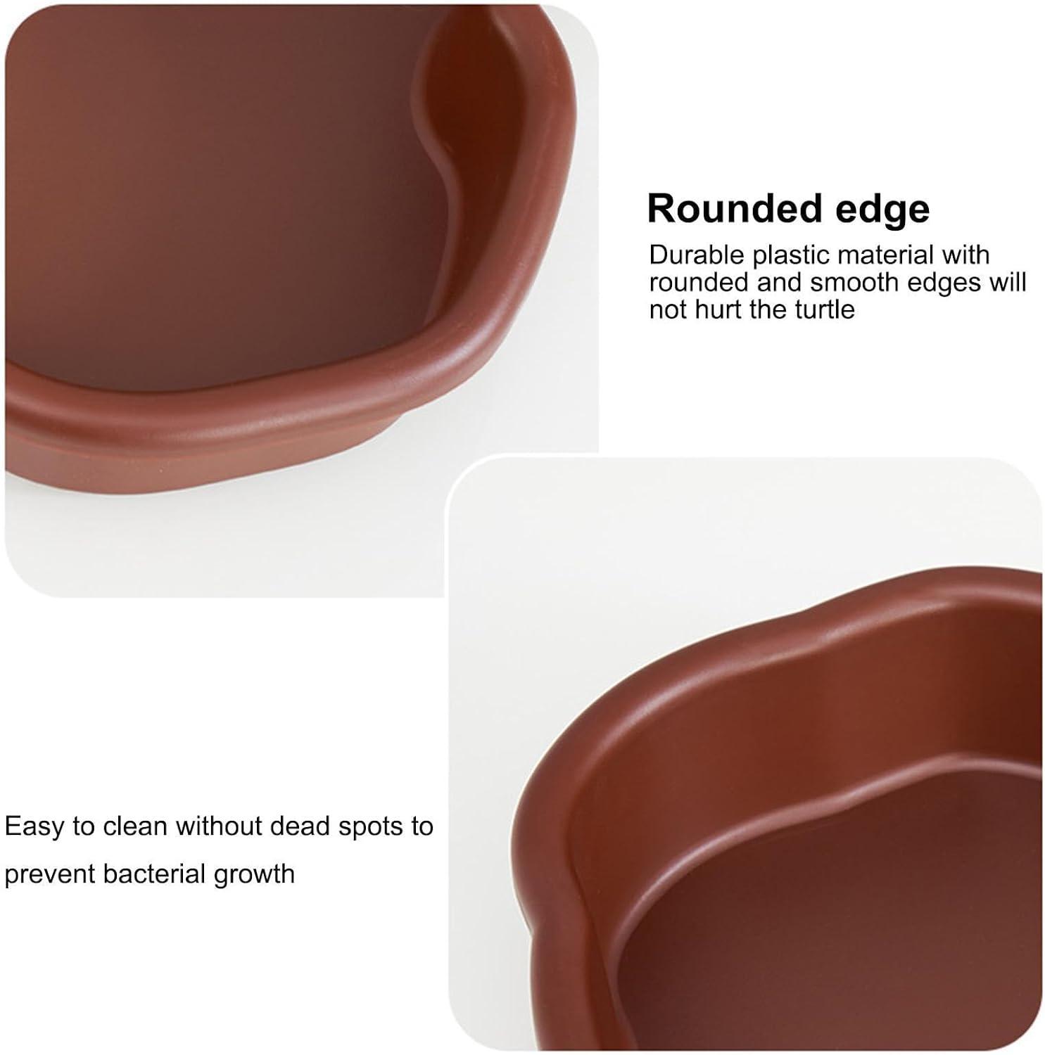 tongfeng Large Snake Water Bowl - Reptile Bathing Pool With Ramp And ...