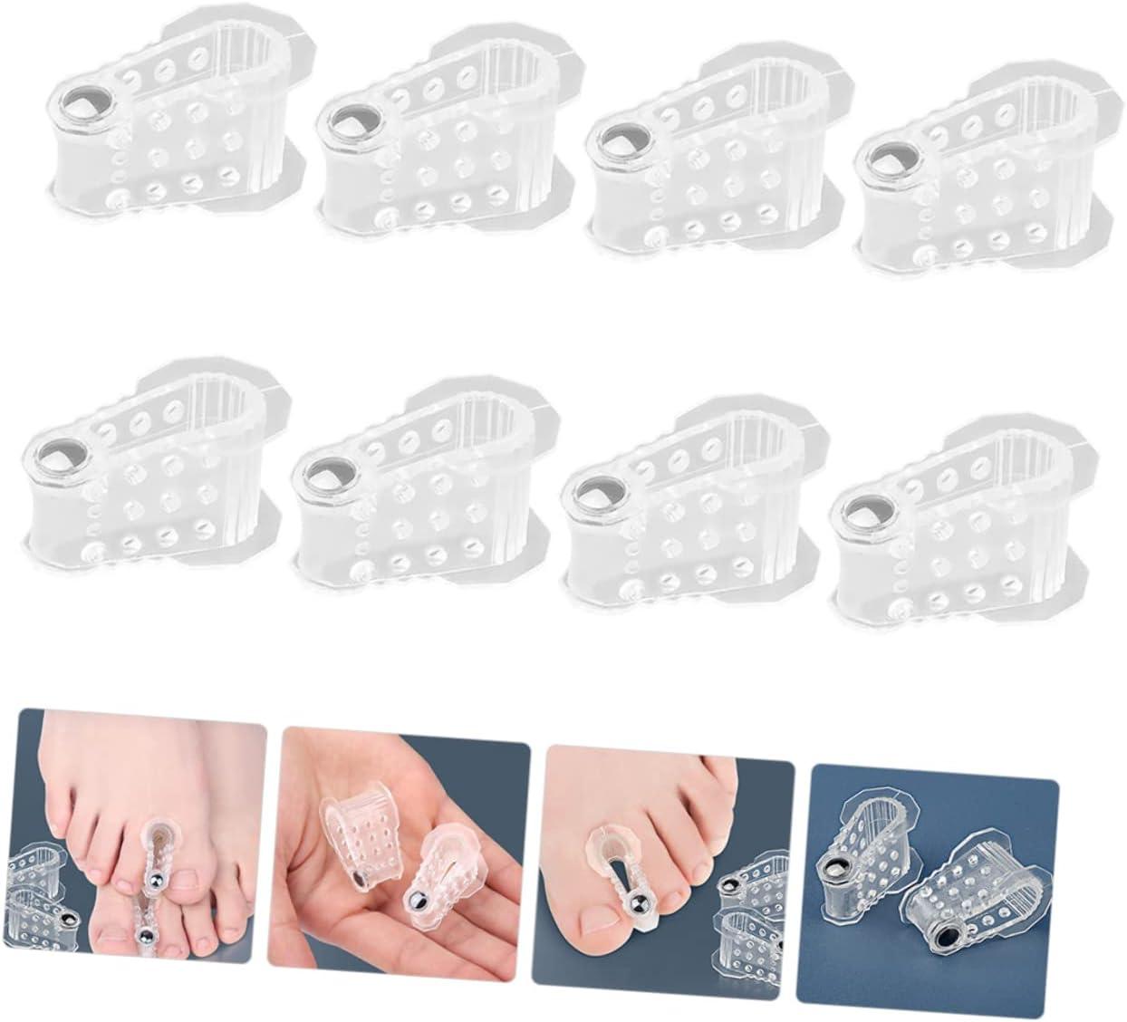 FRCOLOR 4 Pairs Magnetic Toe Splitter Pedicure Tools for Feet Hammertoe ...