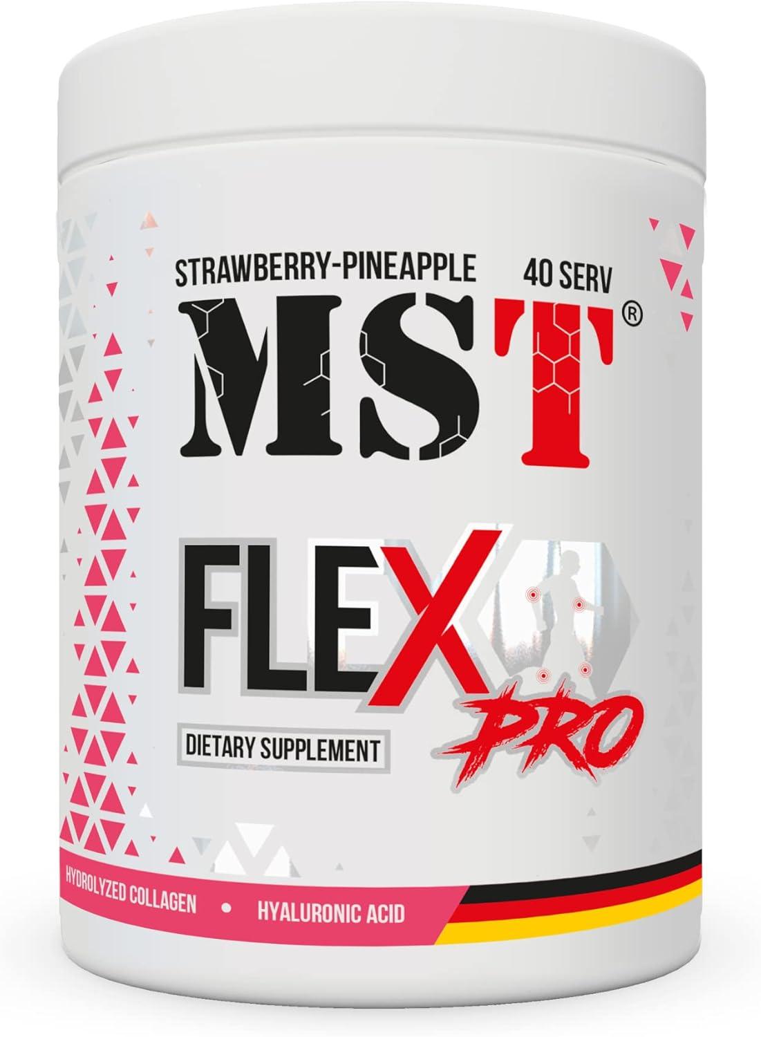 Flex Pro Powder - Glucosamine Chondroitin MSM Collagen Vitamins C & D3 | Hydrolyzed Strawberry ...