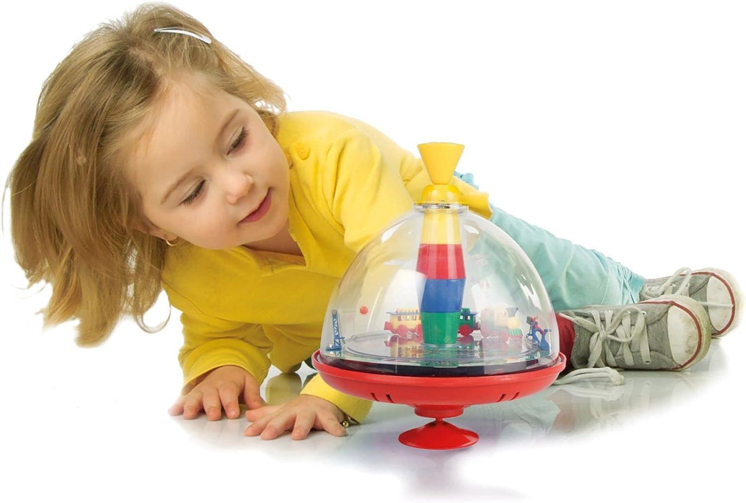 Lena 52120 Panorama Ride Railway - Classic Pumping Roundabout Toy for ...