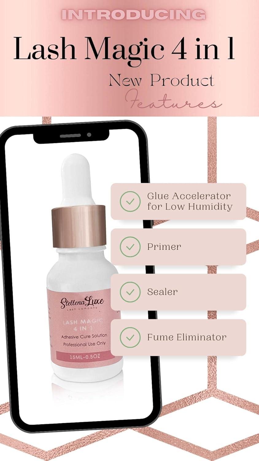 Professional Adhesive Accelerator for Eyelash Extensions | Stellena ...