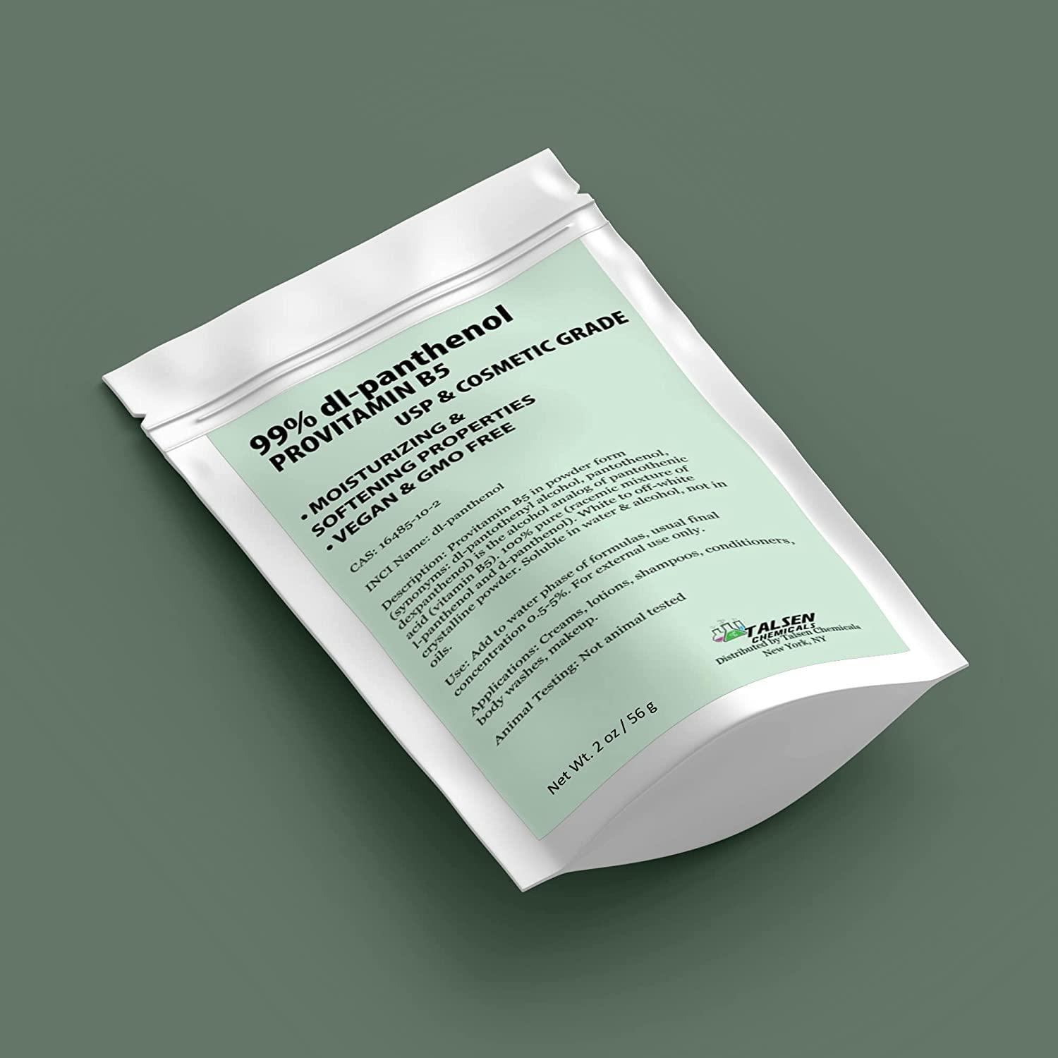 Talsen Chemicals Provitamin B5 Powder dl-Panthenol 2oz - DIY Hair and ...