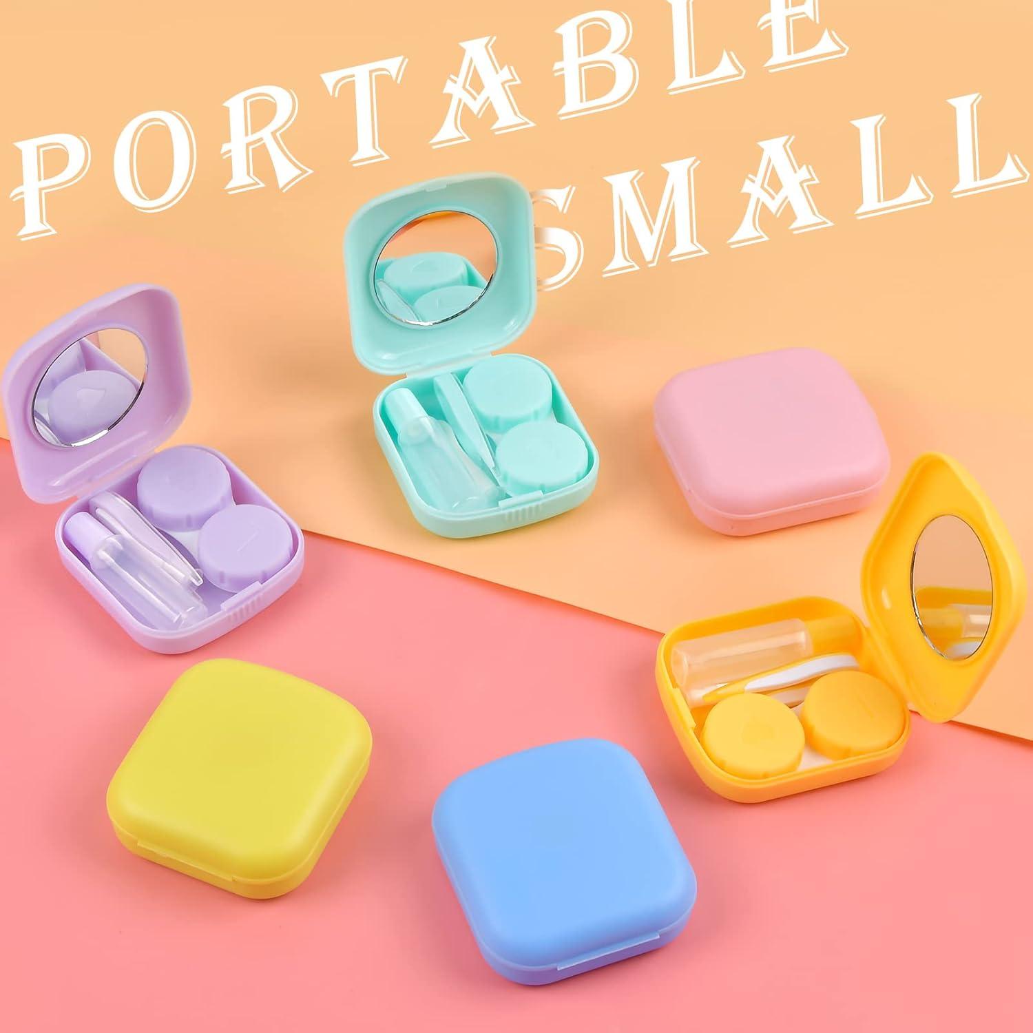 Jinlaili 6-Piece Contact Lens Container Set | Portable Travel Case with ...