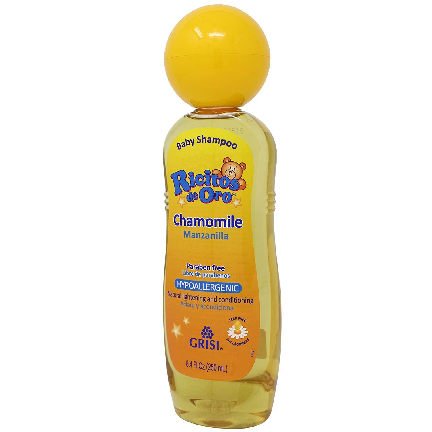Ricitos de Oro Chamomile Baby Shampoo 3 Pack - Hypoallergenic - 8.4 FL ...