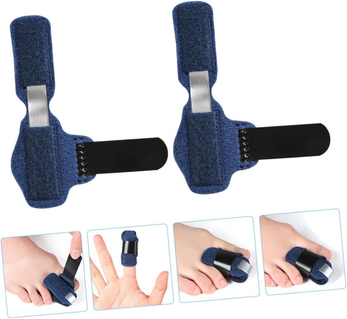 Lurrose 3pcs Toe & Finger Support Sleeves | Immobilizer Splint Set for ...